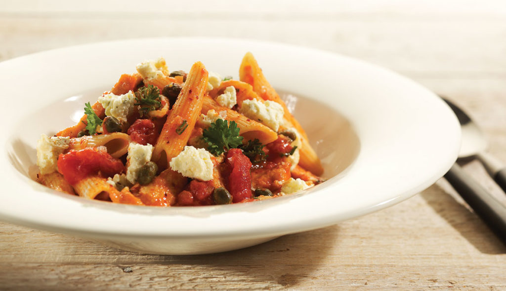 Pâtes aux épices méditerranéennes | Boursin Fromage